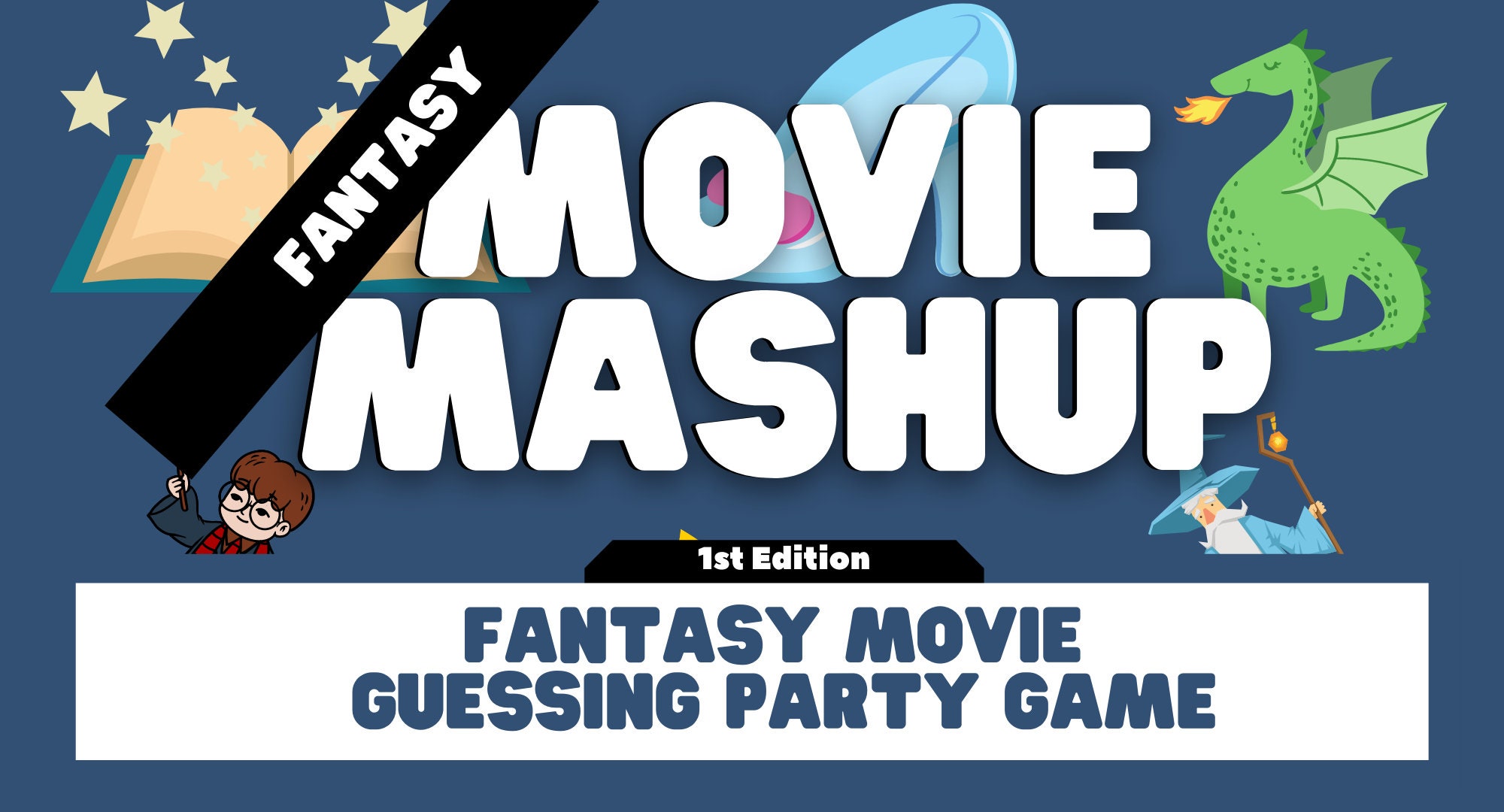 Fantasy Movie Mashup 1st Edition Guessing Game Virtual - Etsy UK