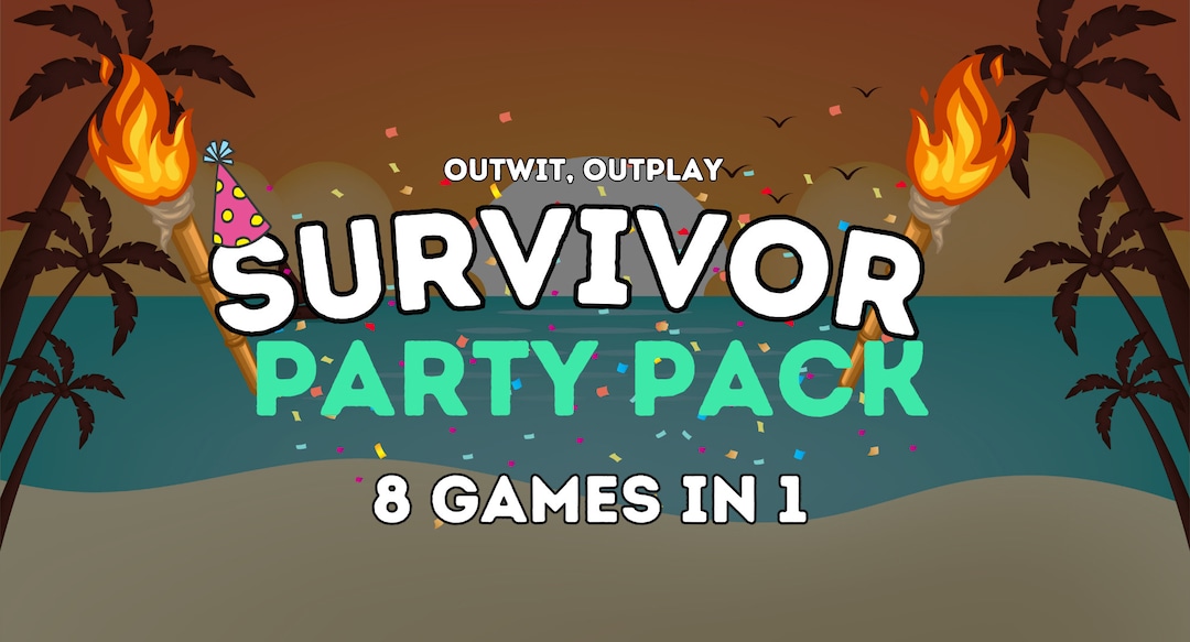 Survivor Party Game Survivor Challenges for Kids Survivor Games for ...