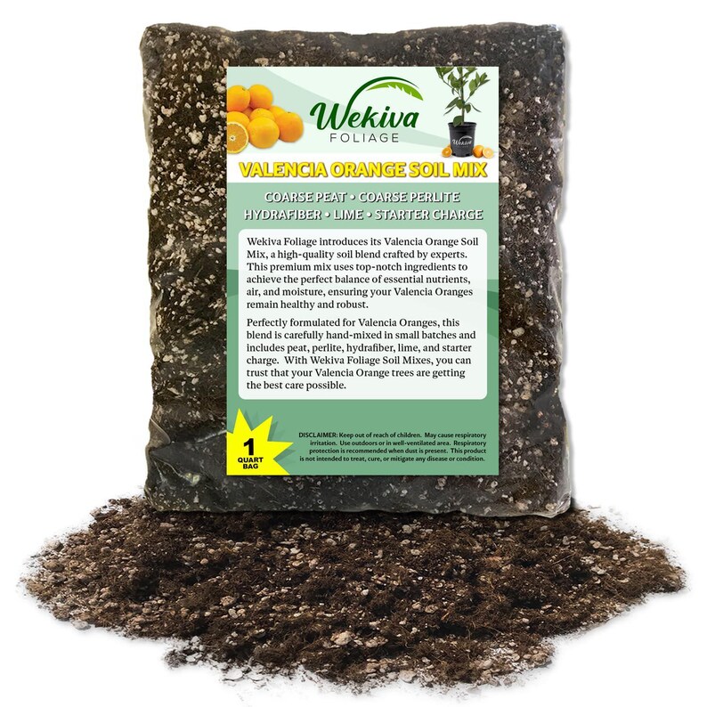 Valencia Orange Tree Growing Soil Mix – Custom Soil Blend – Potting Mix ...