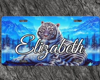 Tiger License Plate | Etsy