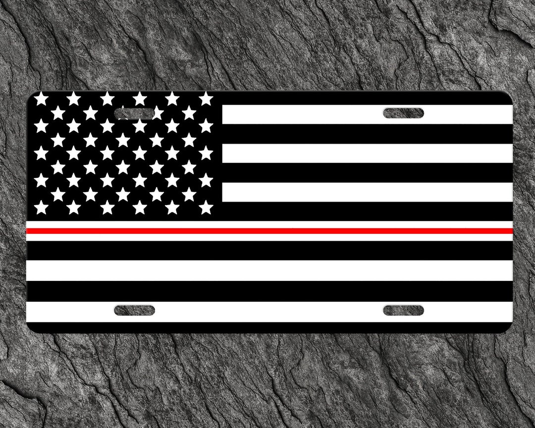 Nurse Thin Red Line License Plate Vanity Plate Front License - Etsy