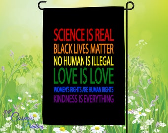 Science is Real Black Lives Matter Yard Sign 18 X - Etsy