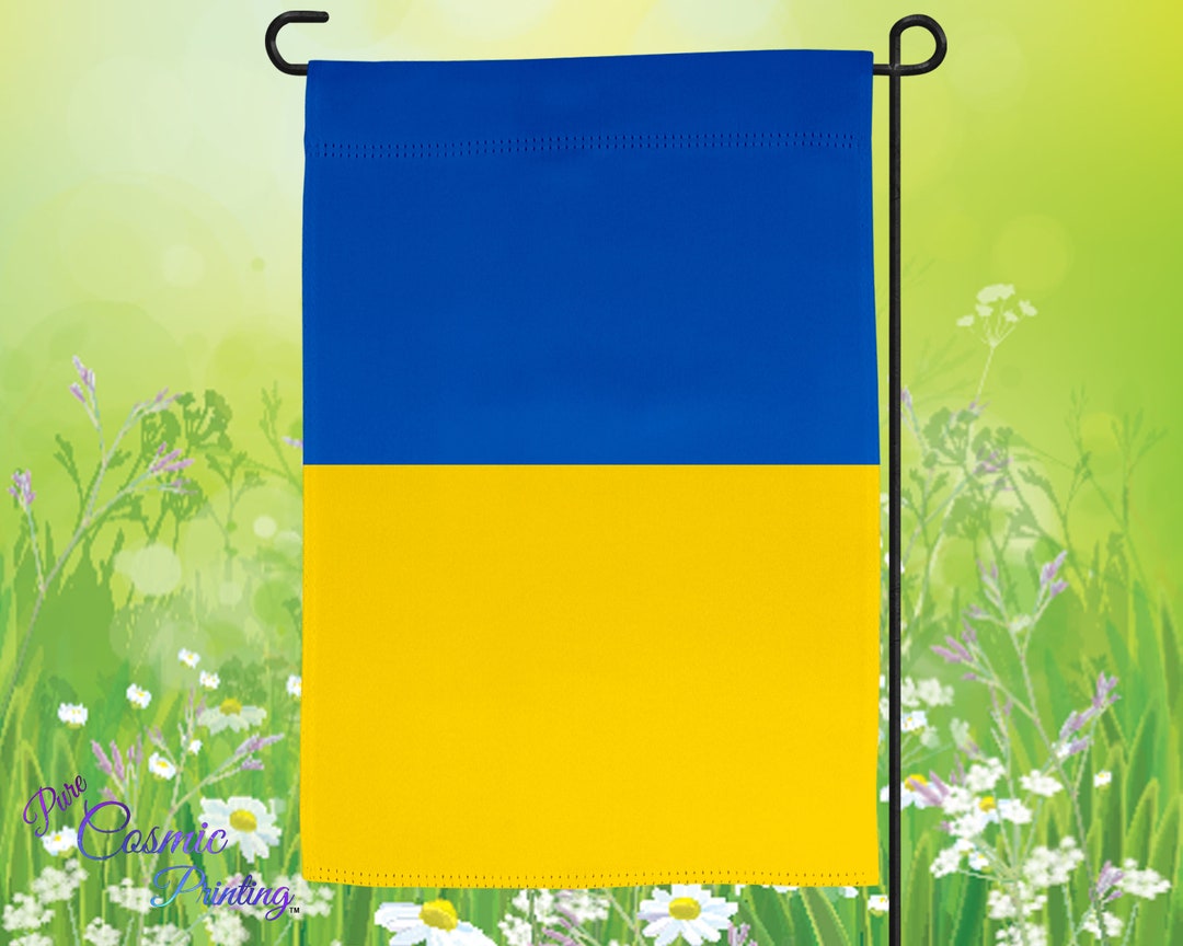 Support Ukraine Garden Flag - Etsy