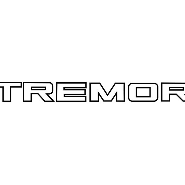 Ford Tremor Black Decal - Etsy