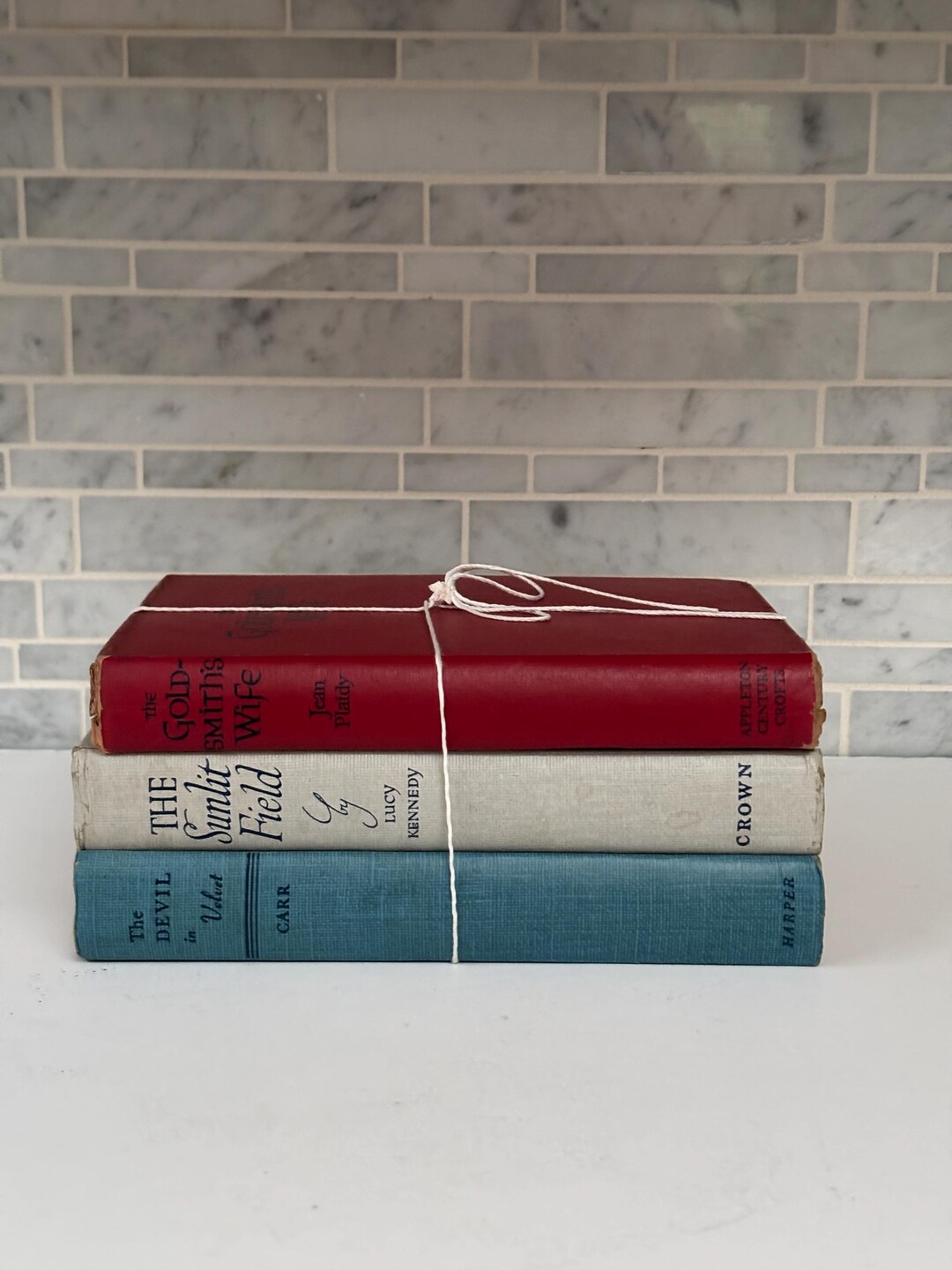 Curated Antique Book Bundle - Etsy