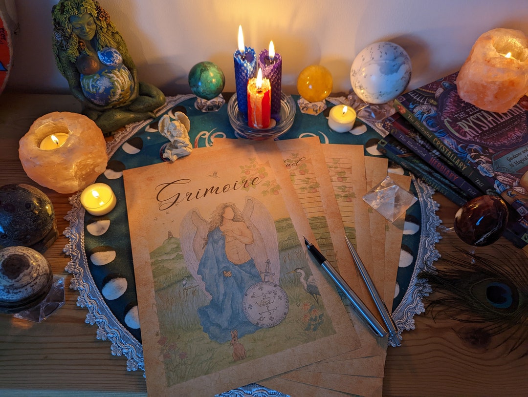 Archangel Michael Stationary Set, Beautiful Vintage Looking Writing ...