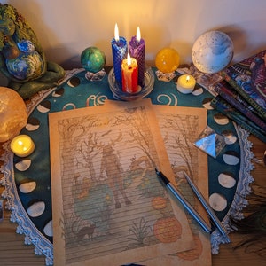 Stationary Gift, Cernunnos at Samhain, Beautiful Vintage Looking ...