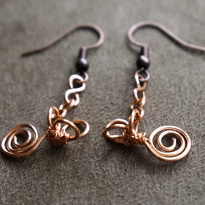 Copper Cochlea Earrings - Etsy