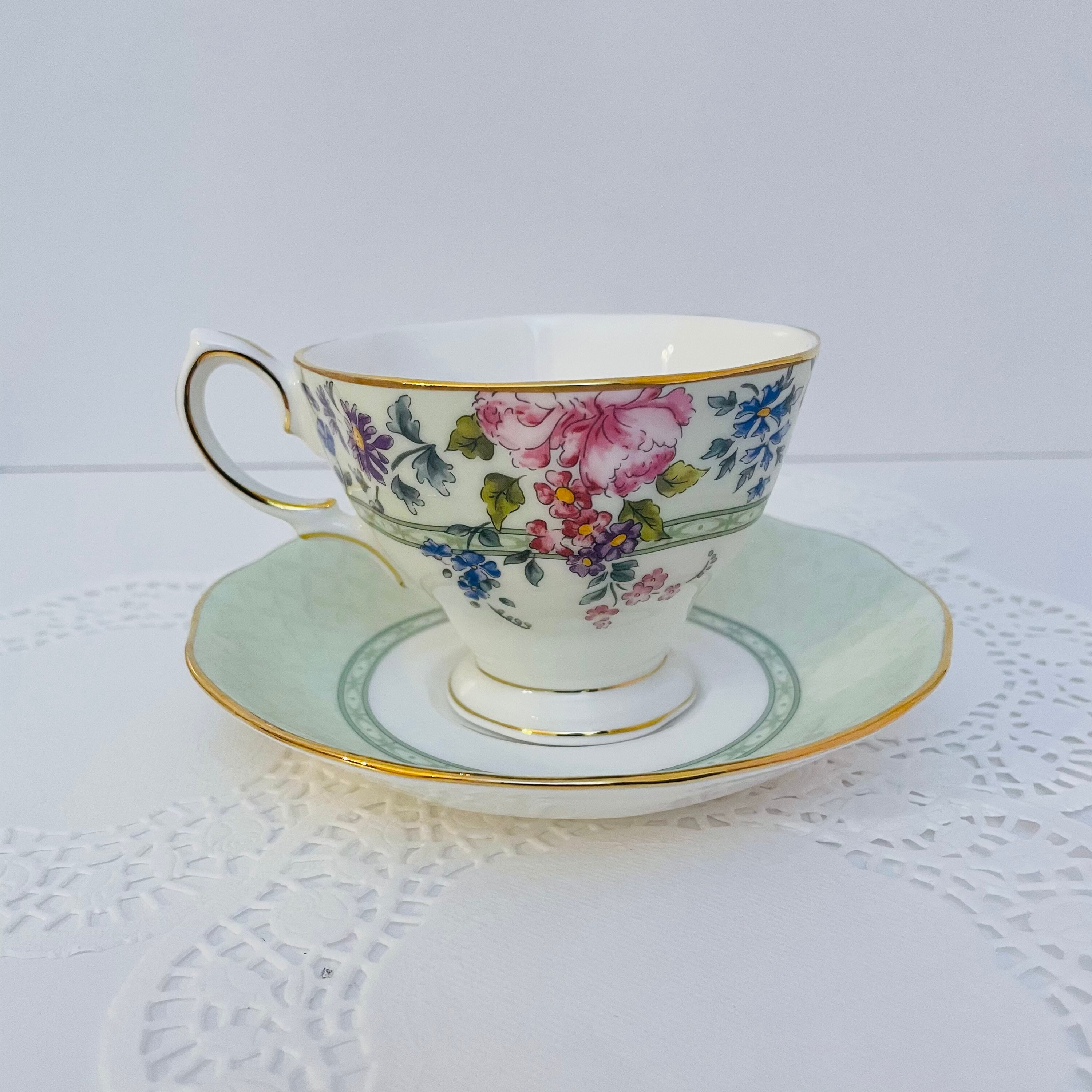 Tea Cup / Royal Albert / Harrington Tea Cup / Demitasse Cup & Saucer ...