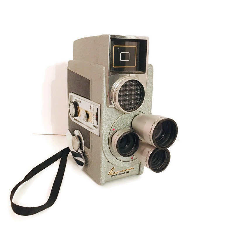 Vintage Camera \ Revere Eye-matic Magazine Eight Model CA-4 8mm Cine ...