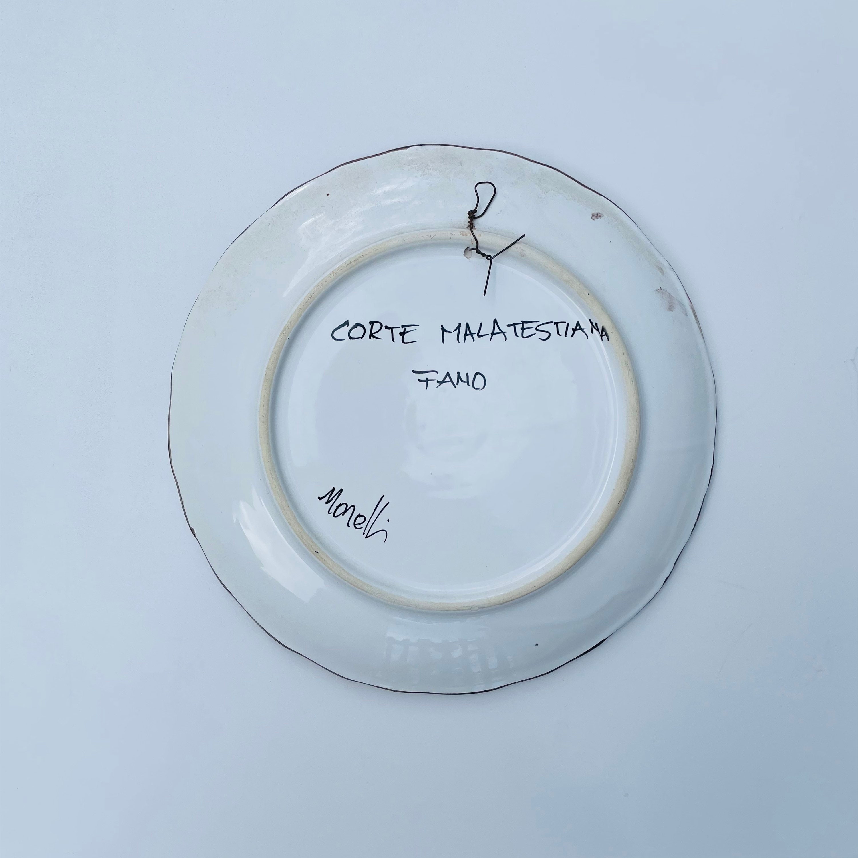 Platte / italienische Keramik / Carlo Morelli / italienische Kunst ...