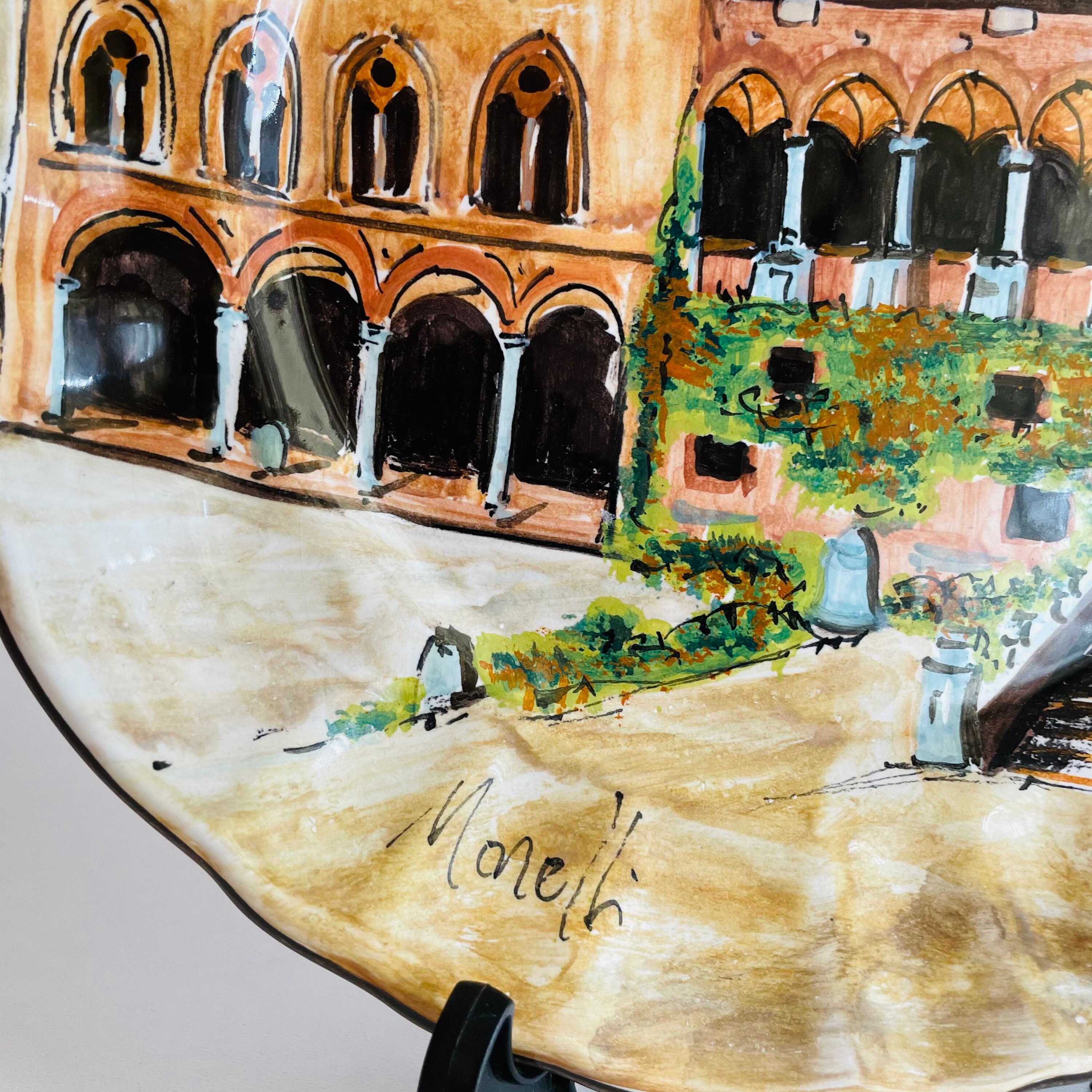 Platte / italienische Keramik / Carlo Morelli / italienische Kunst ...