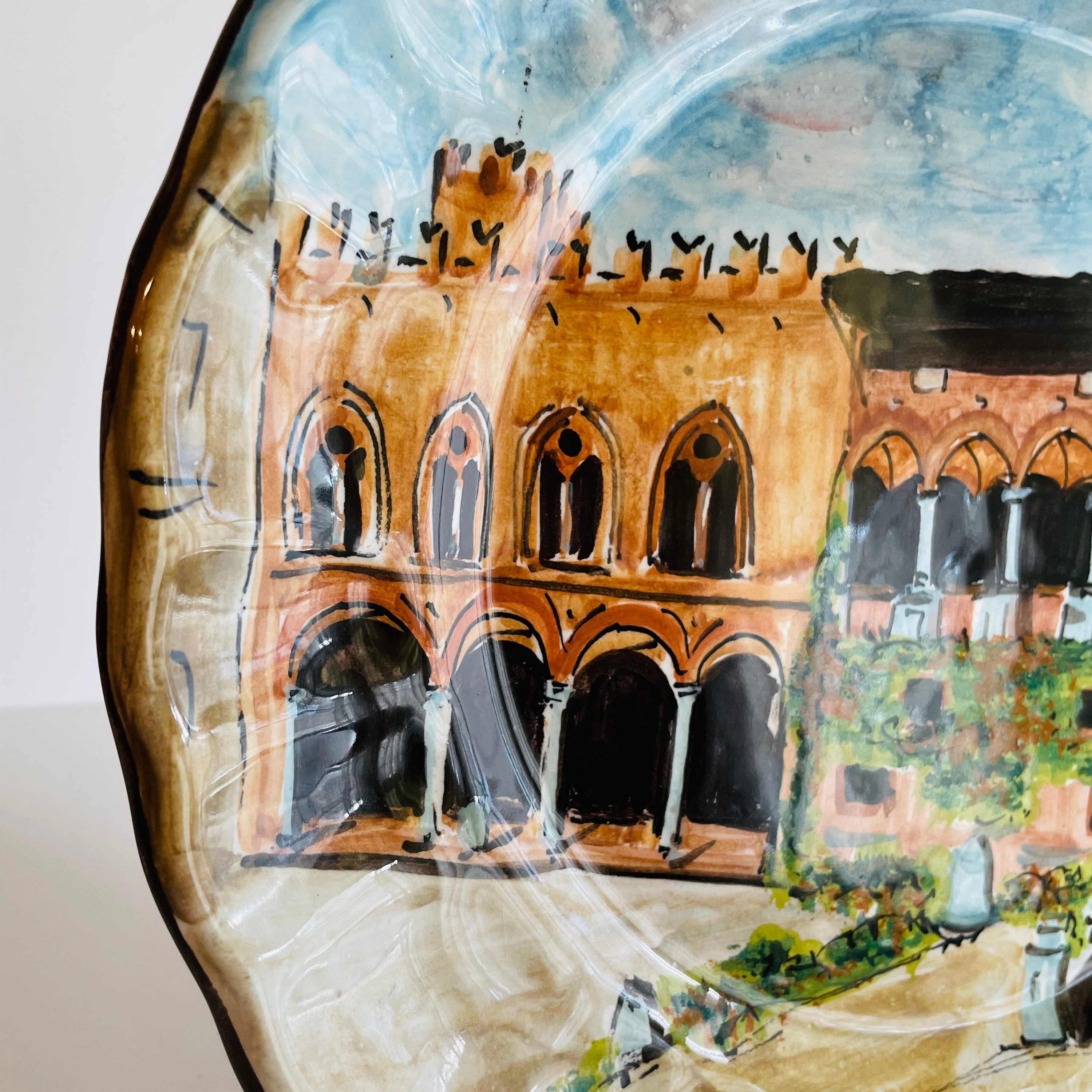 Platte / italienische Keramik / Carlo Morelli / italienische Kunst ...