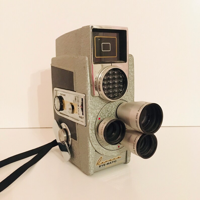 Vintage Camera \ Revere Eye-matic Magazine Eight Model CA-4 8mm Cine ...