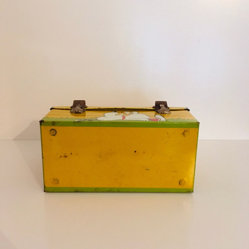 Vintage Peanuts Gang Have Lunch With Snoopy Metal Dome Lunchbox Lunch ...