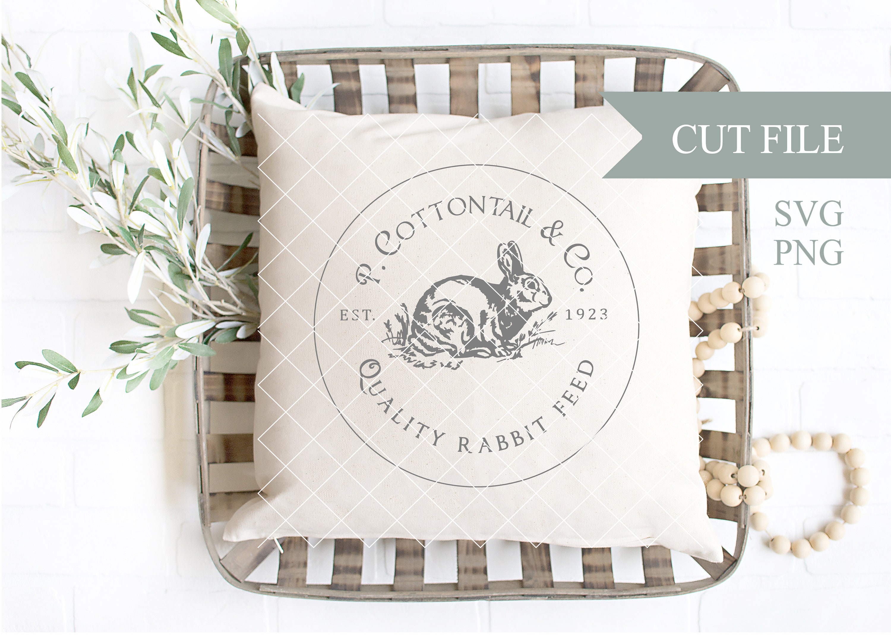 Rabbit SVG File Bunny SVG File Spring SVG Easter Svg - Etsy