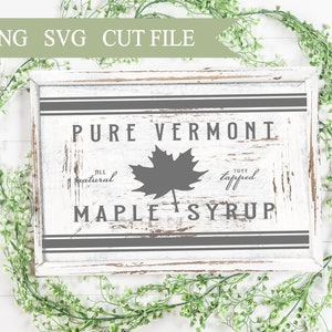 Maple Syrup SVG File, Fall SVG File, Farmhouse SVG File, Vector, Cricut ...