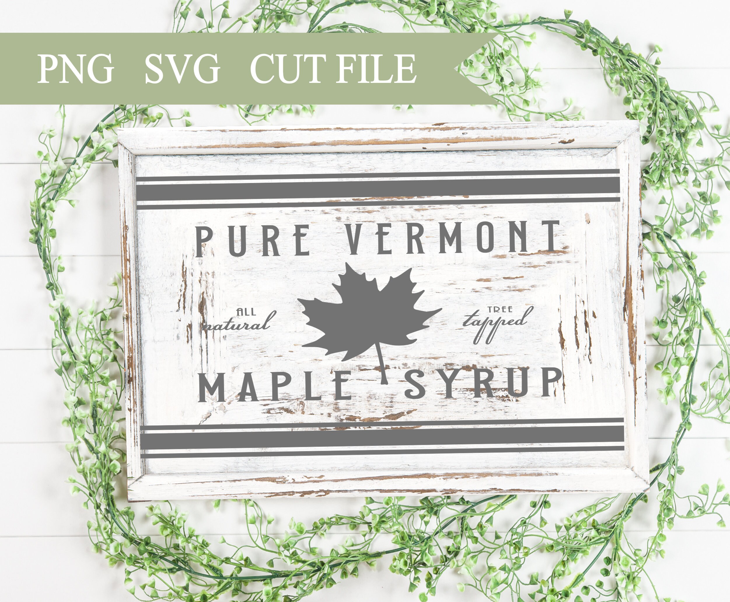 Maple Syrup SVG File Fall SVG File Farmhouse SVG File | Etsy