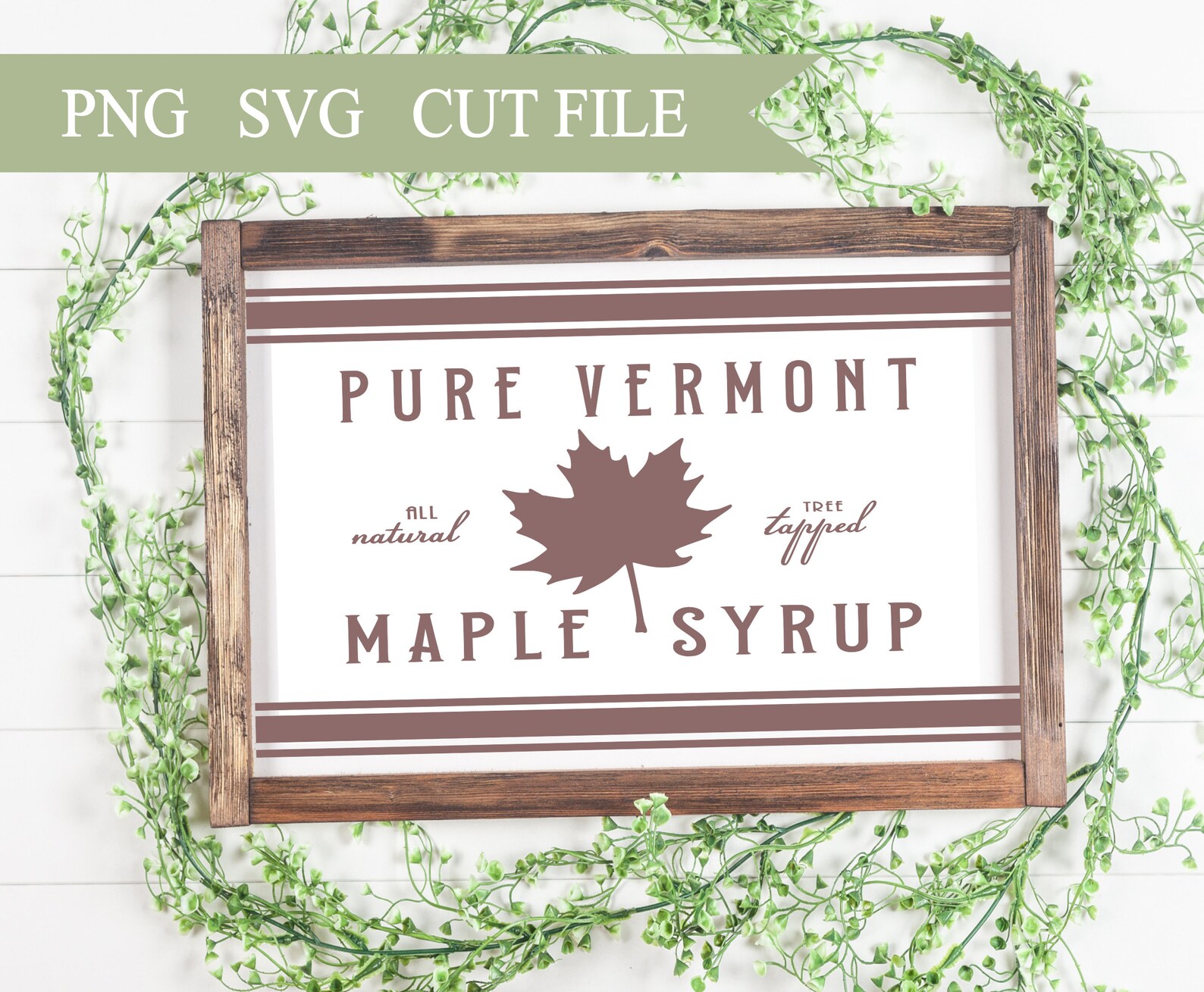 Maple Syrup SVG File Fall SVG File Farmhouse SVG File | Etsy