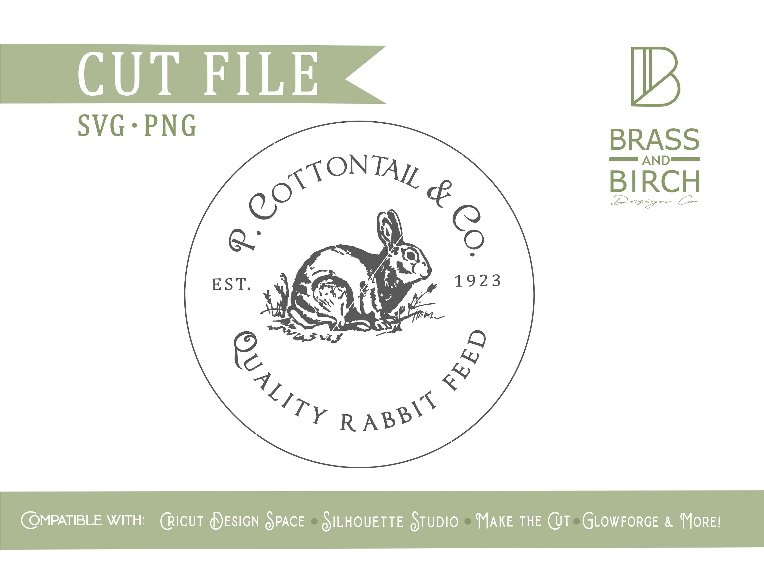 Rabbit SVG File Bunny SVG File Spring SVG Easter Svg - Etsy