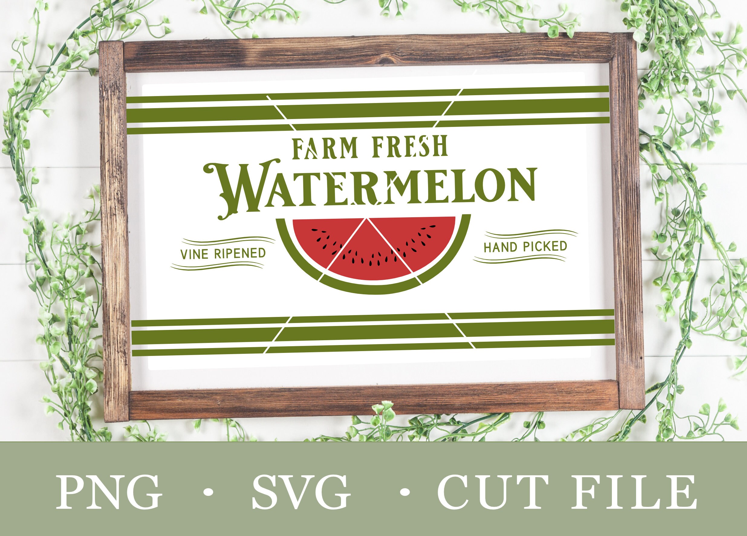 Watermelon SVG File Summer SVG File Melon SVG File Spring - Etsy