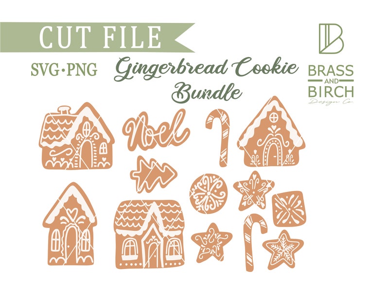 Gingerbread Cookie SVG File Cookie SVG File Christmas SVG | Etsy
