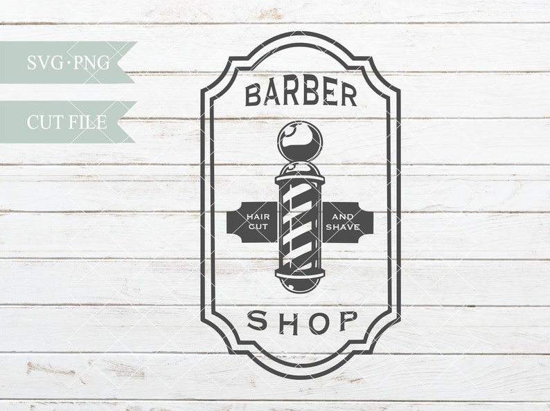 Barber Shop SVG File Barber SVG File Vintage SVG File - Etsy