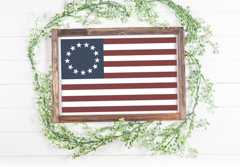 American Flag SVG File Betsy Ross SVG File Vintage America - Etsy