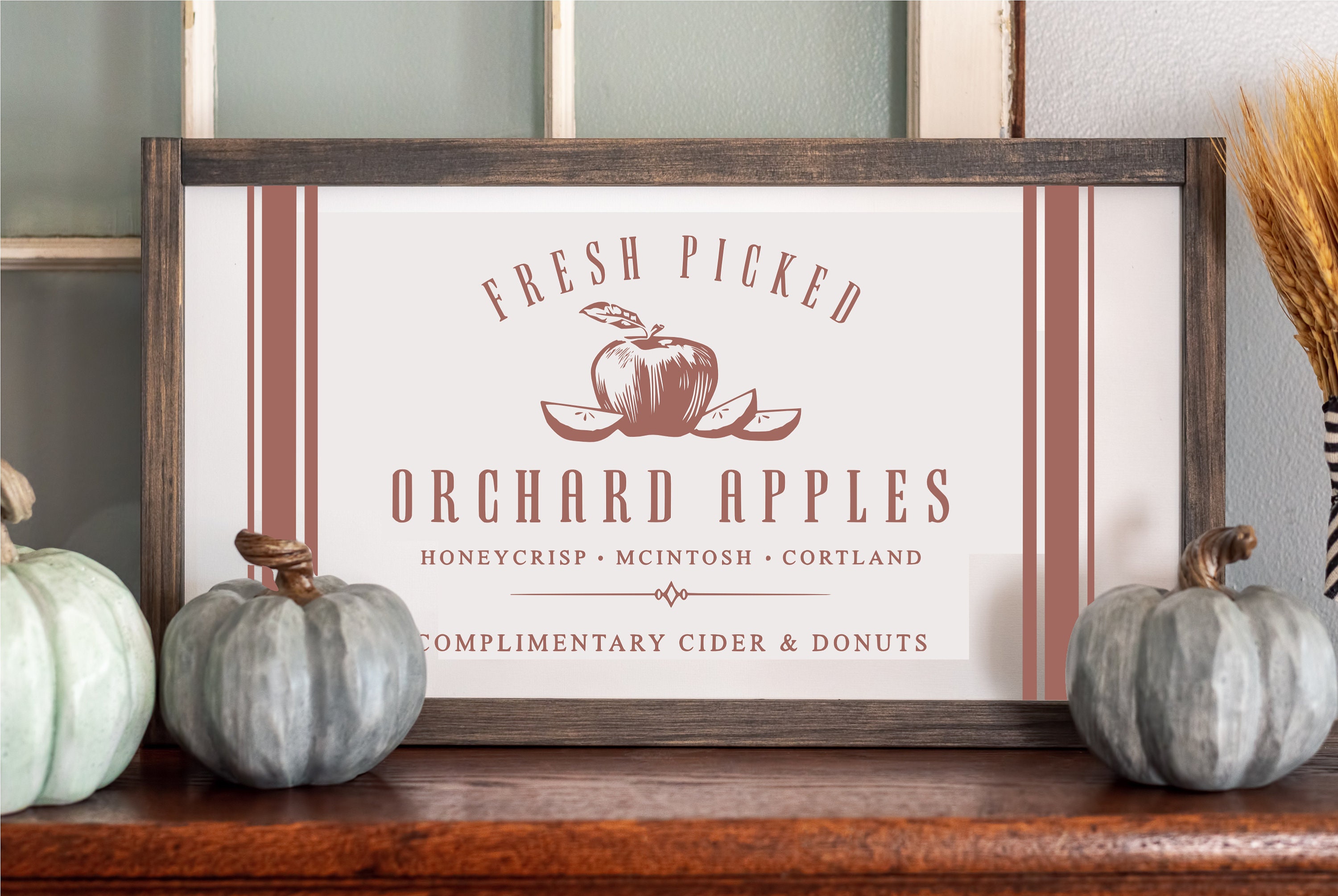 Apple SVG File Fall SVG File Autumn SVG File Farmhouse Svg | Etsy