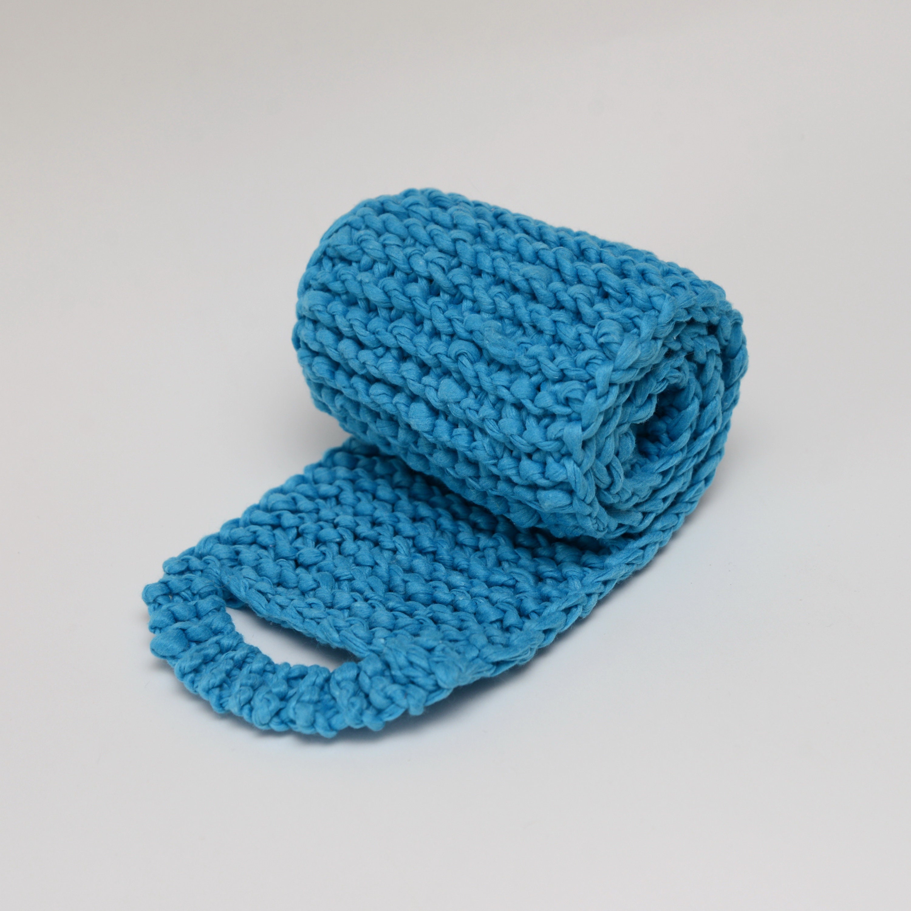 Crocheted Body Scrubber: Exfoliating Spa Washcloth. Gently Exfoliating ...