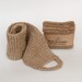 Exfoliating Body Scrubber. Natural Jute Back Scrubber. Spa Washcloth ...
