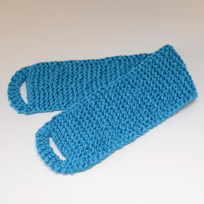 Crocheted Body Scrubber: Exfoliating Spa Washcloth. Gently Exfoliating ...