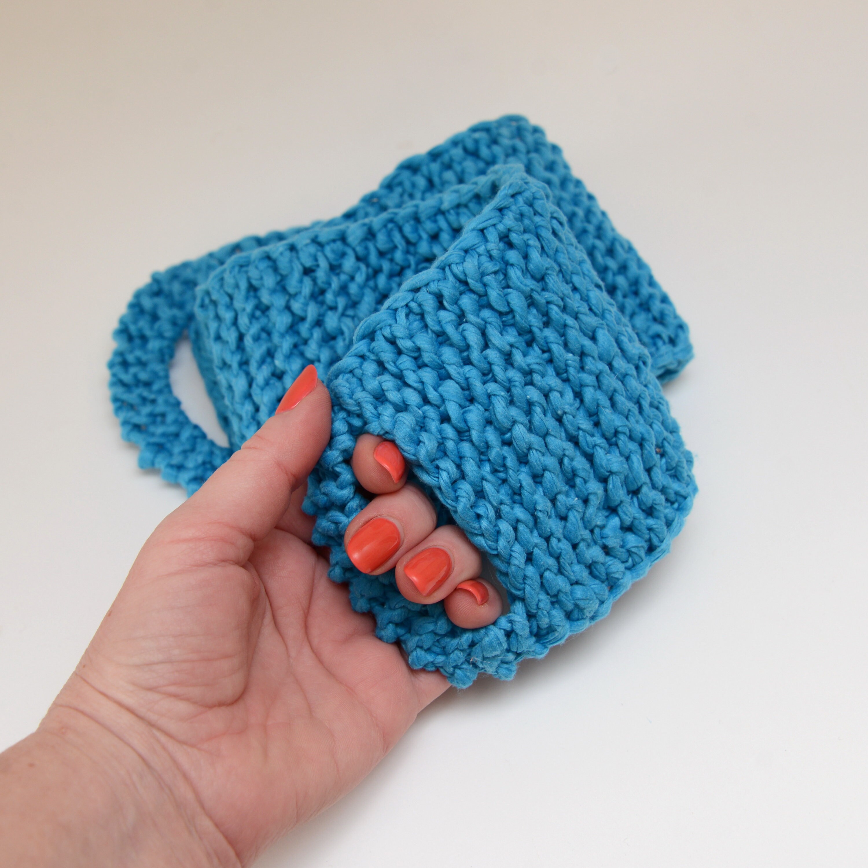 Crocheted Body Scrubber: Exfoliating Spa Washcloth. Gently Exfoliating ...