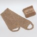 Exfoliating Body Scrubber. Natural Jute Back Scrubber. Spa Washcloth ...