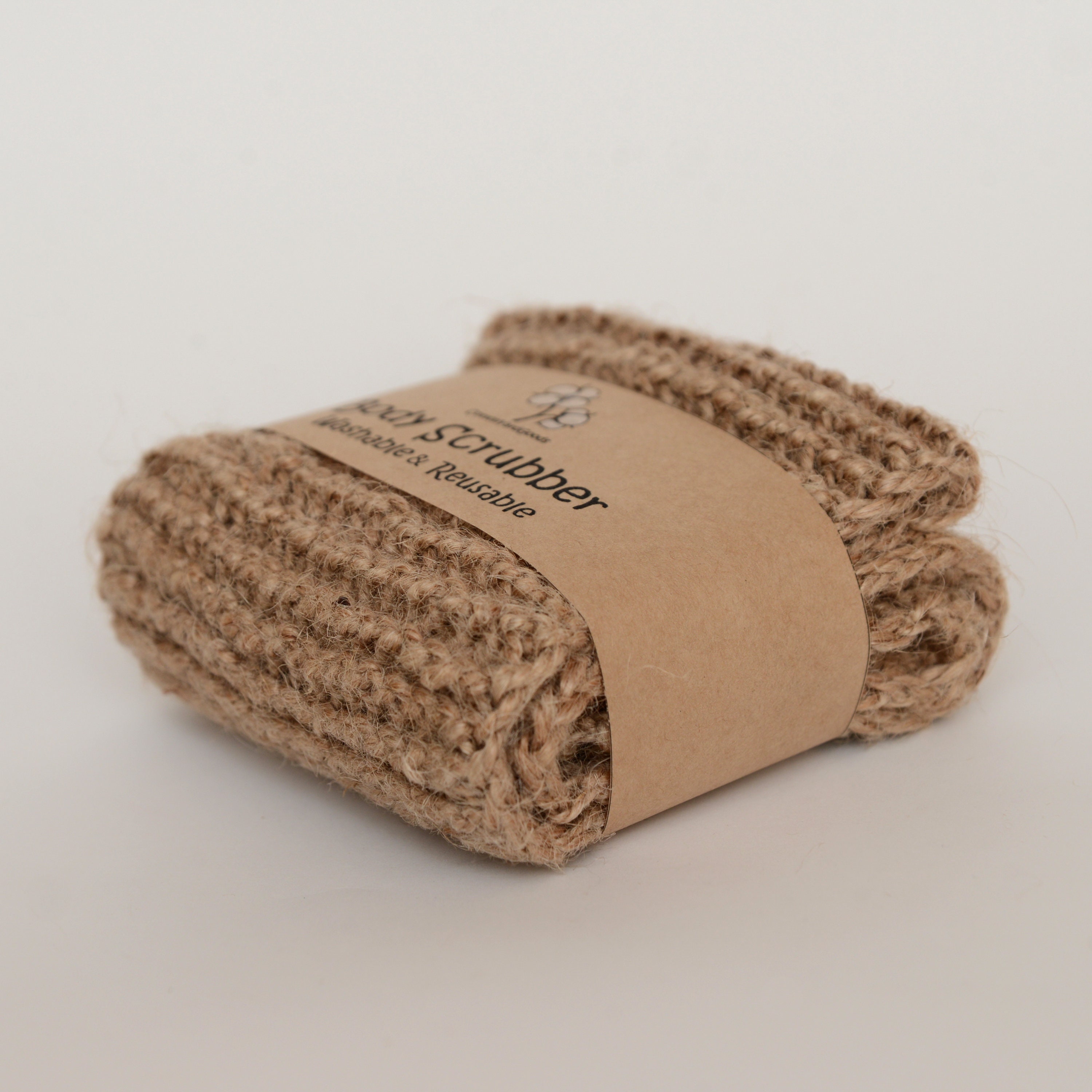 Exfoliating Body Scrubber. Natural Jute Back Scrubber. Spa Washcloth ...