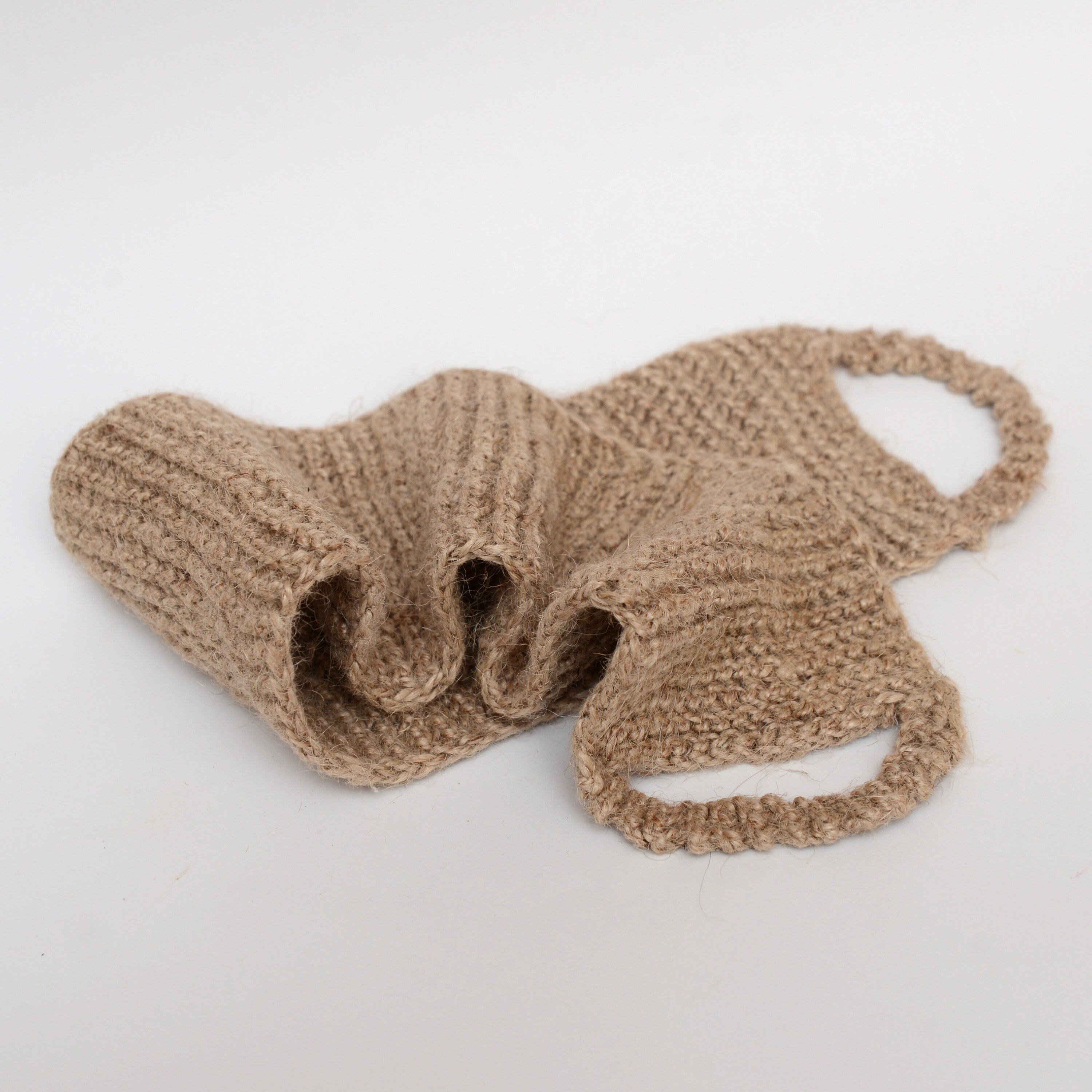 Exfoliating Body Scrubber. Natural Jute Back Scrubber. Spa Washcloth ...