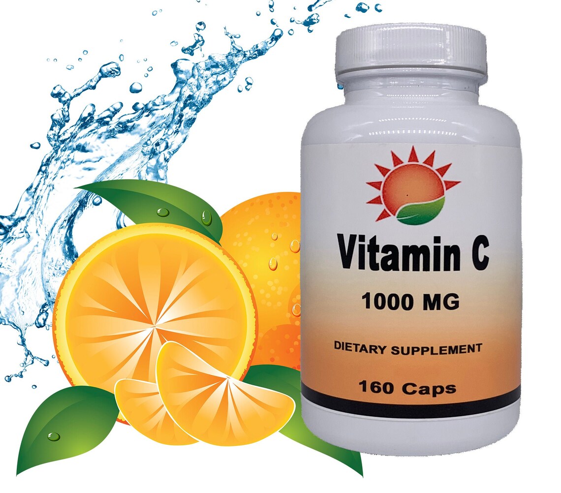 Vitamin C Capsules 1000mg 2 Bottles - Etsy