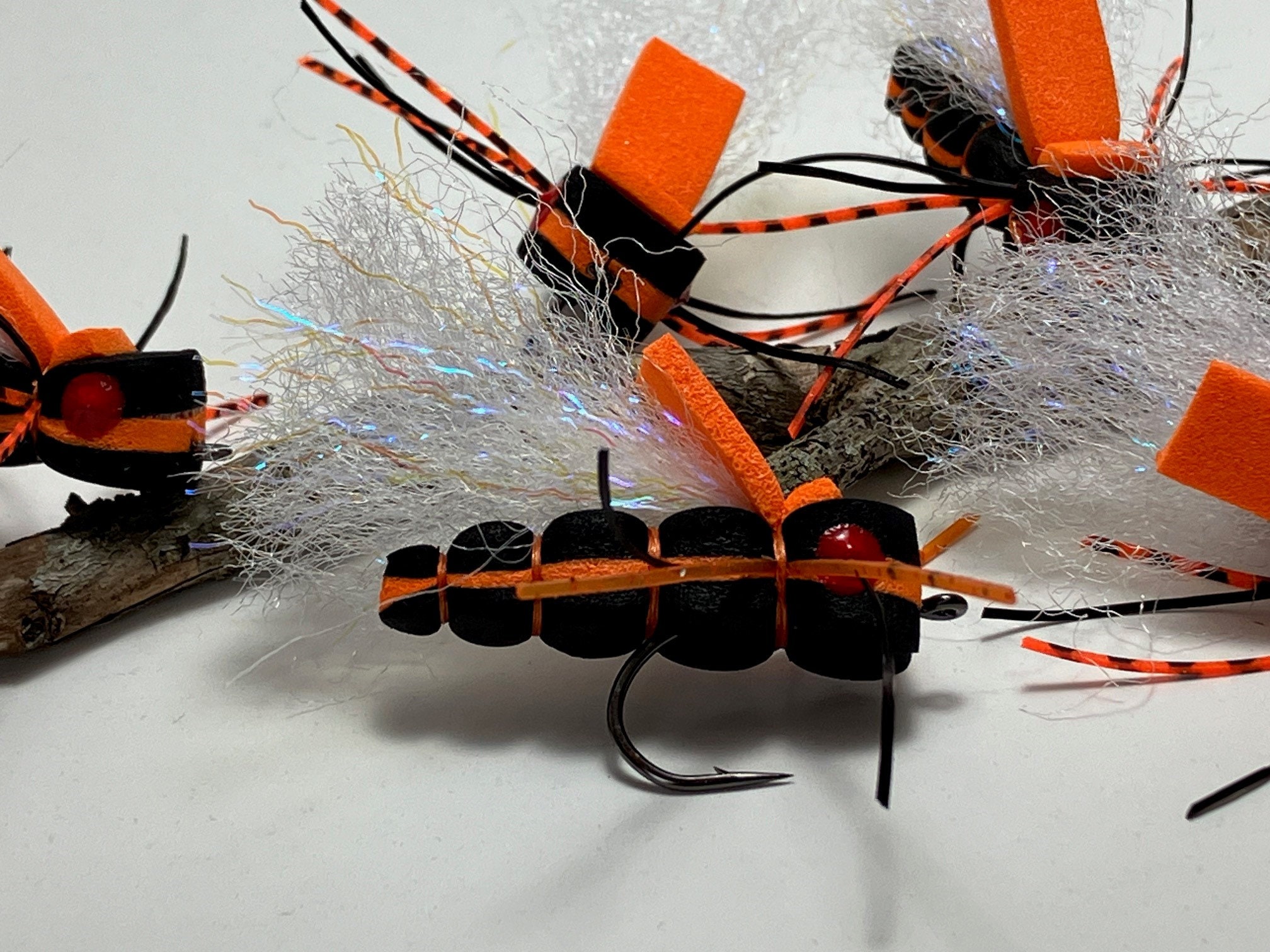 Cicada Fly (quantity 6 Flies) Size #4 Fly Fishing - Etsy