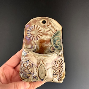 Handmade Wall Pocket. Can Be Hung Indoor or Outdoor. - Etsy