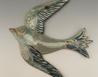 Ceramic Swallow Pottery - Etsy