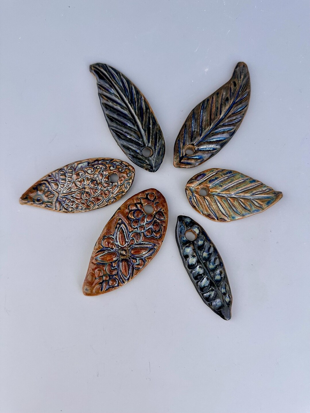 Handmade Stoneware Ceramic Pendants - Etsy