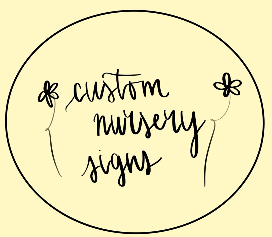 Custom Nursery Signs - Etsy