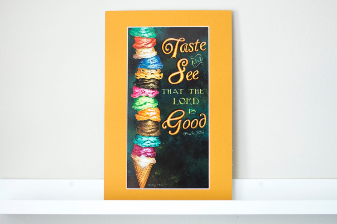 Fine Art Print "taste and See" | Christian Painting | Prophetic Art ...