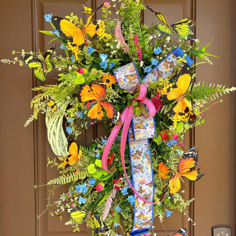 Wicker Wreath - Etsy