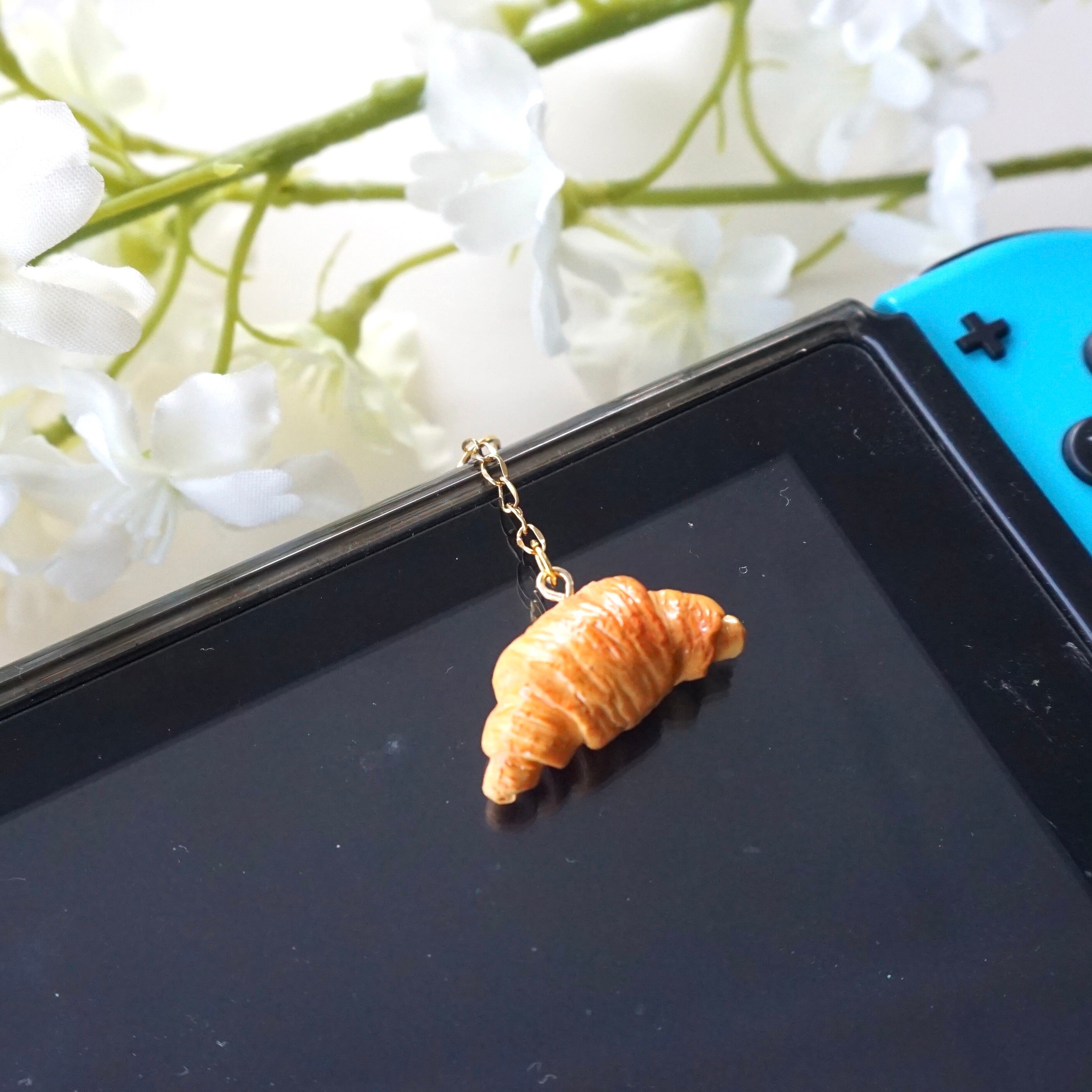 Nintendo Switch Croissant Charm Cozy Gamer Gift Cozy - Etsy