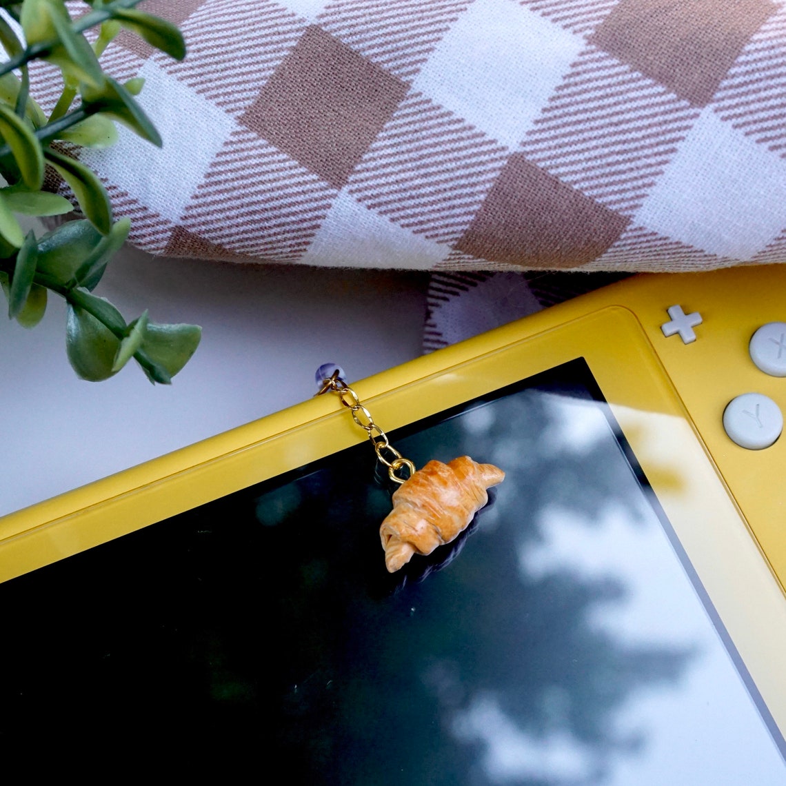 Nintendo Switch Croissant Charm Cozy Gamer Gift Cozy - Etsy
