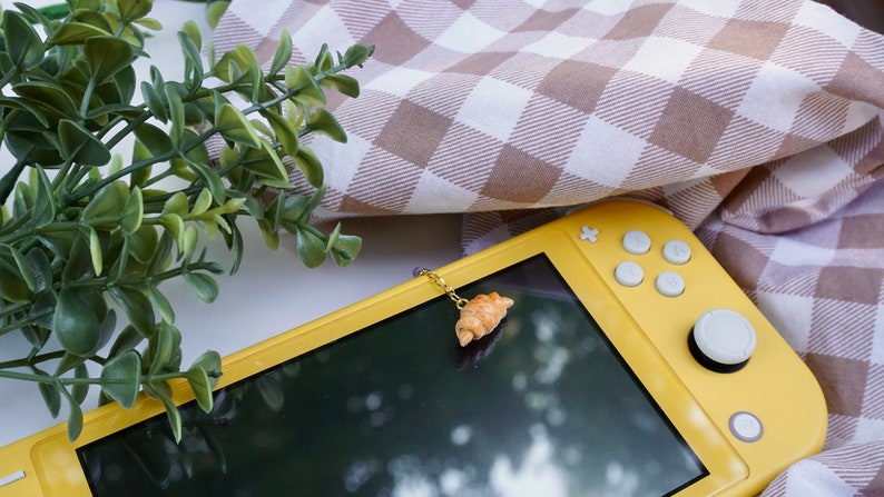 Nintendo Switch Croissant Charm Cozy Gamer Gift Cozy - Etsy