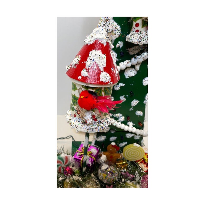 Candy Christmas Tree Centerpiece: Festive Holiday Table Decor - Etsy