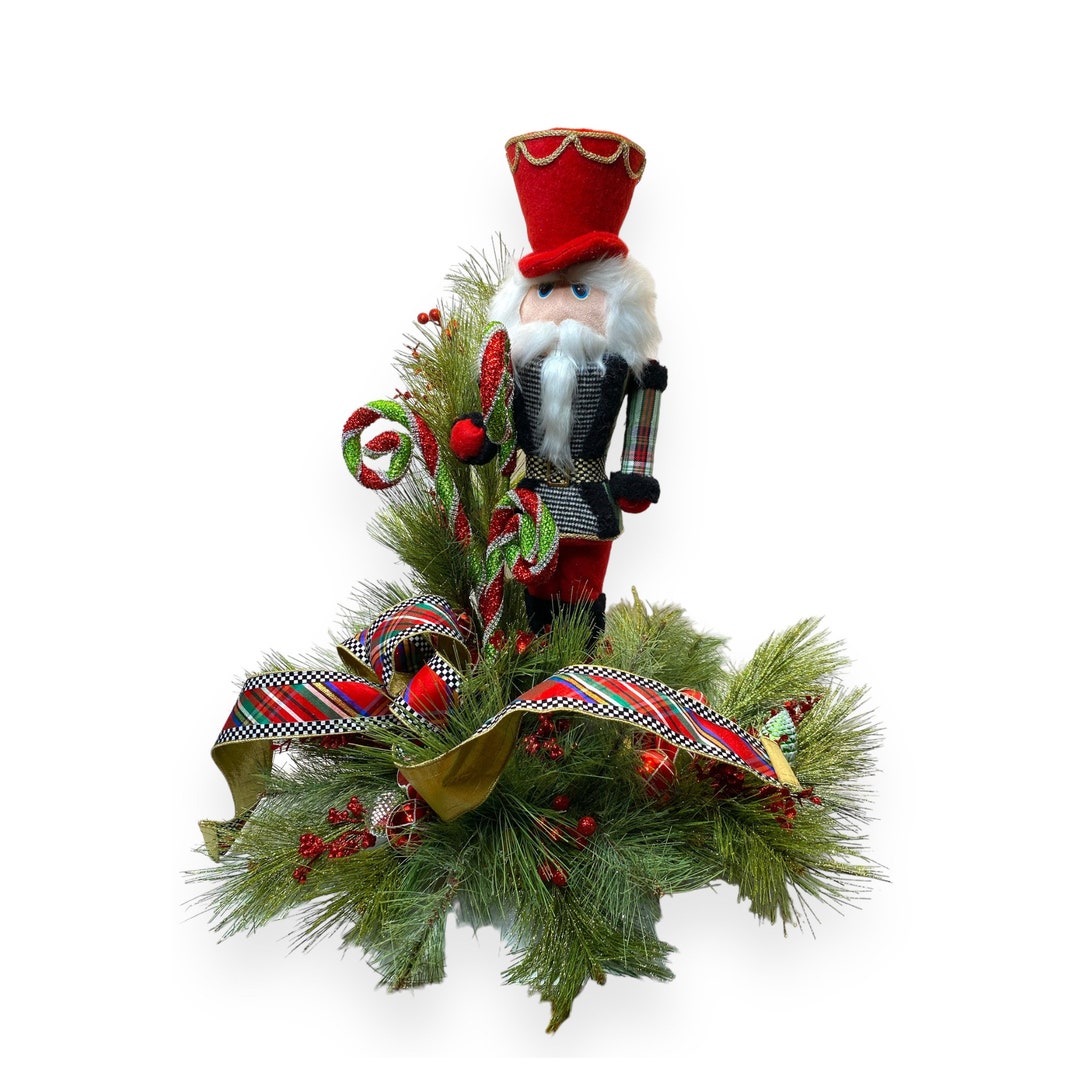 Nut Cracker Centerpiece, Christmas Mantle Decor, Festive Holiday Table ...