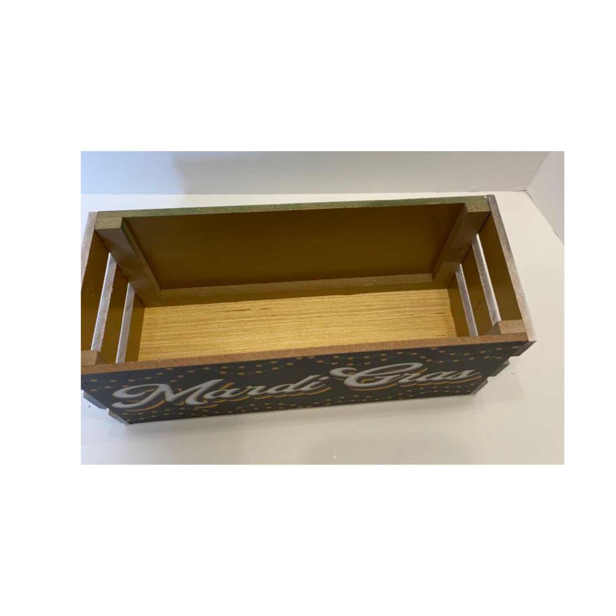 Mardi Gras Box, Festive Multi-use Organizer in Traditional Purple ...